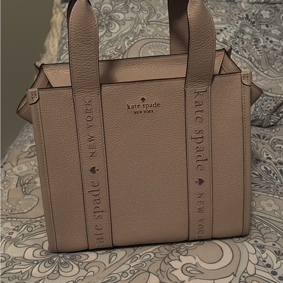 kate spade | Bags | Kate Spade Beige Leather Tote | Poshmark